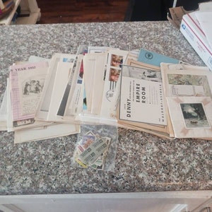 Antique Victorian Photo Album Illustrated Pages, Satin Finish End ...