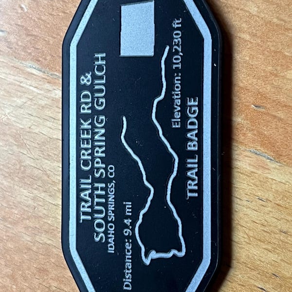 Custom Off-road Trail Badges for Jeep, Truck, Broncho, Chevy, Ford 4x4 ...