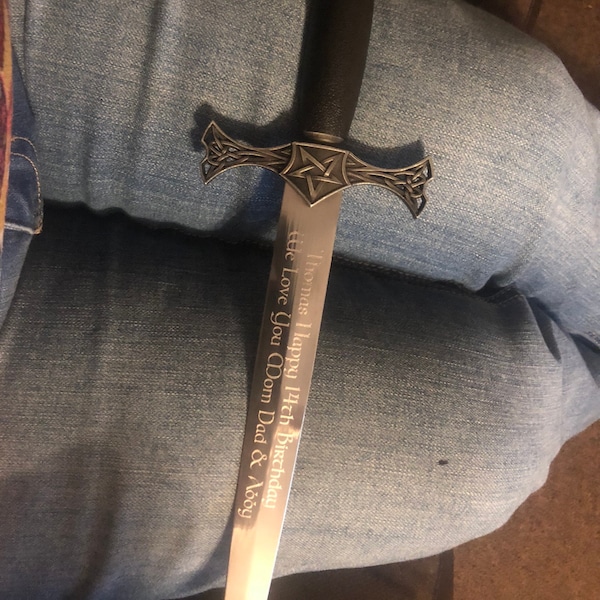 Personalized Celtic Dagger With Free Engraving - Etsy