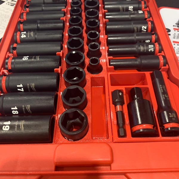 3D Printed Socket Organizer: Husky 200-piece Set Compatible - Etsy