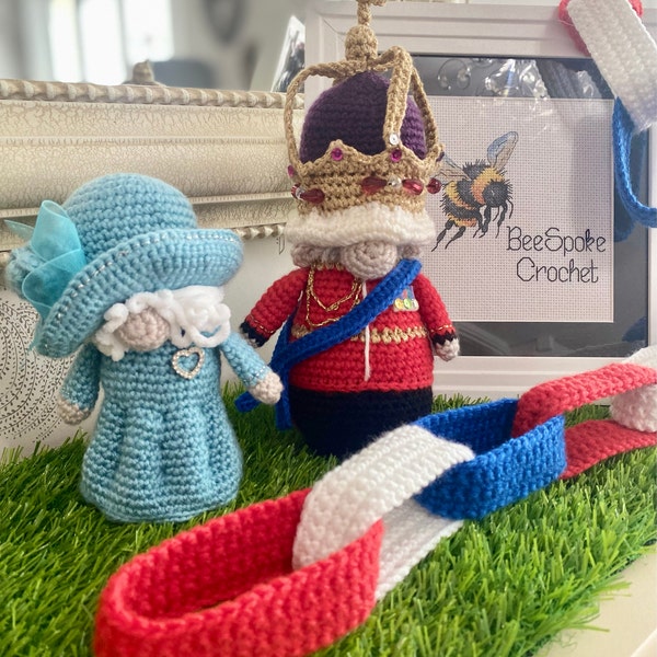 King Charles III Coronation Gnome Crochet Pattern, Charles III and ...