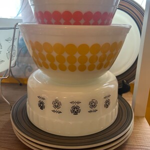 RARE Agee Crown Pyrex Turquoise Picket Fence Ramekins - Etsy