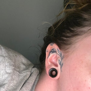 Stone Ear Tunnel Opalite Double Flare Concave Organic Stone - Etsy