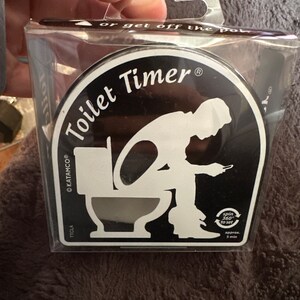 Toilet Timer Feline - Etsy