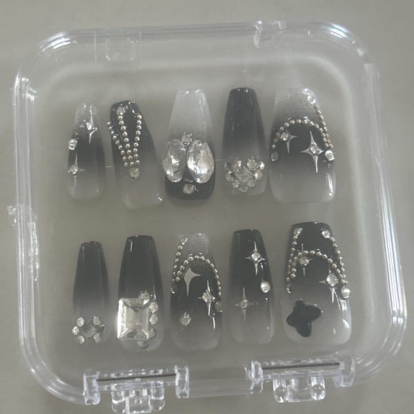 Large Size Mystery Press on Nails Box – for Wide Nail Beds - Etsy