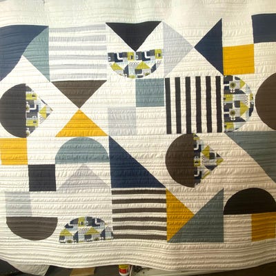 Zen Garden Quilt Pattern Modern Quilt Pattern, Contemporary Quilt ...