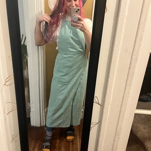 Aqua Blue Durable Cotton Canvas Pottery Apron Ceramic Apron Throwing ...