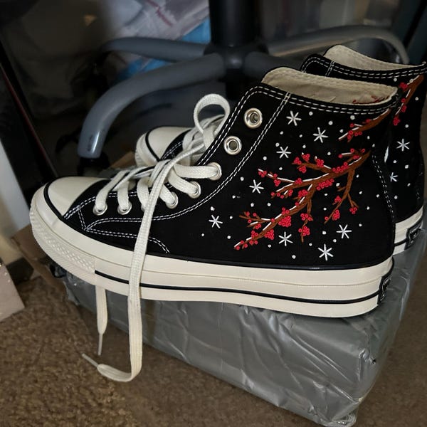 Custom Converse Chuck Taylor Embroidered,personalized Converse ...