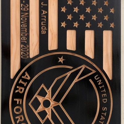 US Air Force, Flag, Wooden Flag, Flag, US Wooded Flag, Sign, American ...