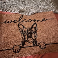 Personalized Dog and Cat Gift, Welcome Mat Cats and Dogs, Custom Dog ...