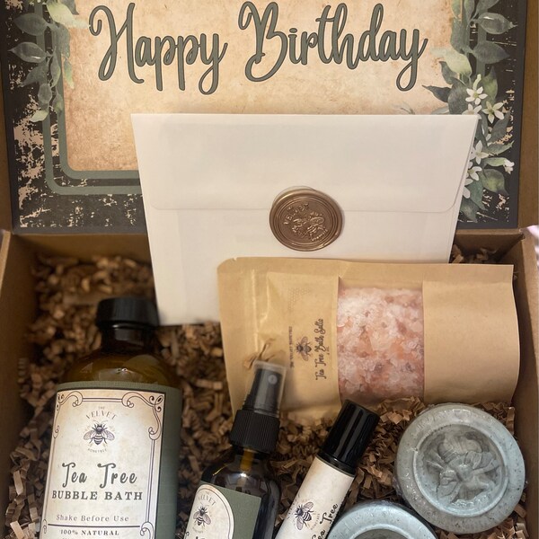 Christmas Gift Box, Christmas Gift for Him, Teakwood Bergamot Gift Box ...