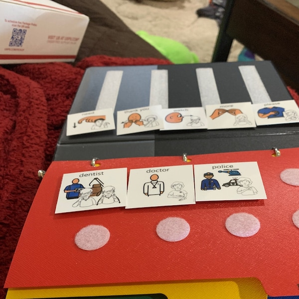 My Communicaid 1 Communication Book 215 Cards Bilingual English Spanish ...