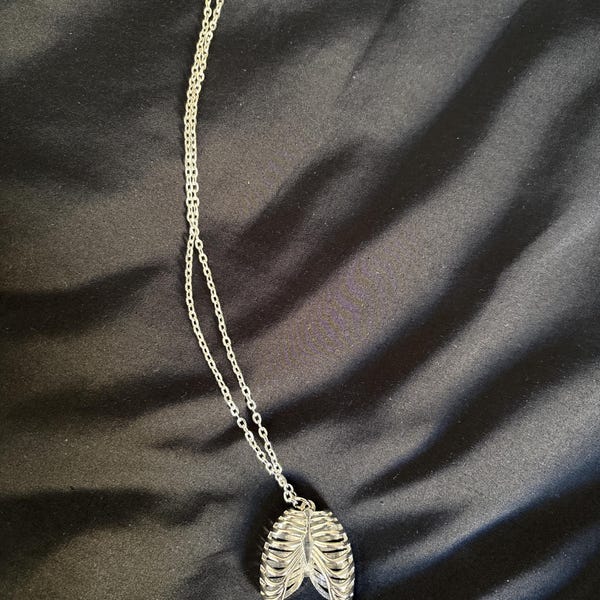 Skull and Bones Cord Rope Choker Necklace & Pendent | Emo Goth Cool ...