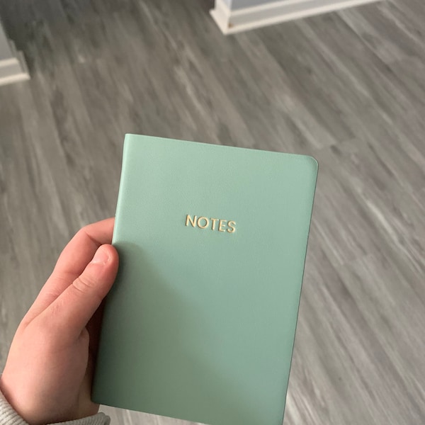 Pastel Soft Cover Notebook, Notepad PU Leather Cover, Portable Diary ...