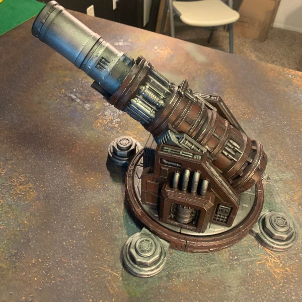 Big Gun Emplacement Sci Fi Structure Scenery Terrain 28/32mm - Etsy