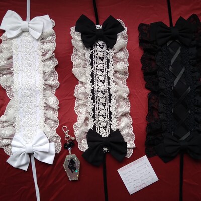 White Rabbit Lace Lolita Headband Gothic Hair Accessory - Etsy