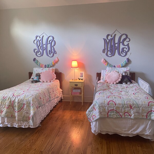 Pastel Pink Fabric Banner: Ruffle & Floral Nursery Garland - Etsy