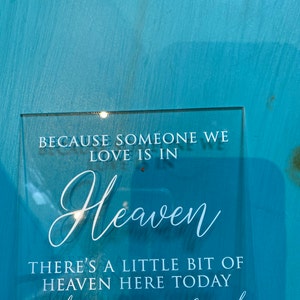 Memory Table Sign for Wedding With Names in Loving Memory | Etsy