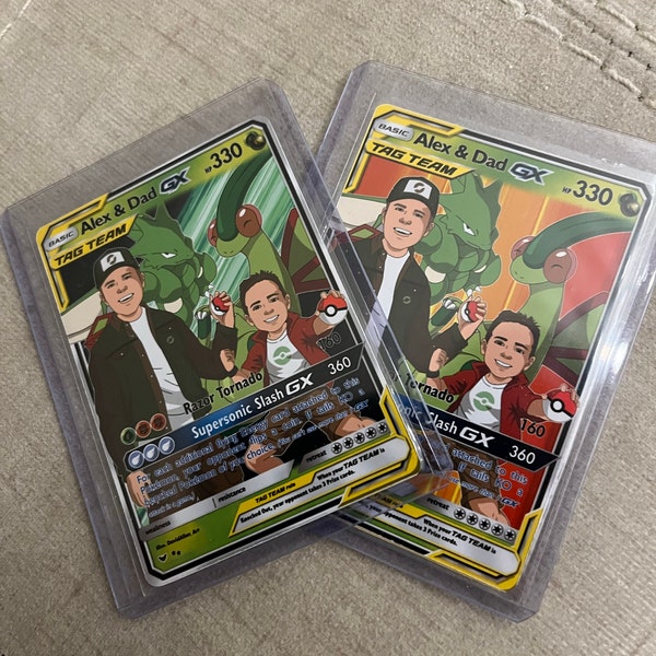 Custom Pokemon Card, Print Your Own Card, Holographic Custom Cards ...