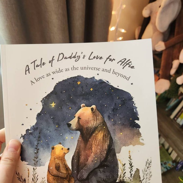 Father's Day Book for Dad, Gift for Husband, Personalized Book for Dad ...