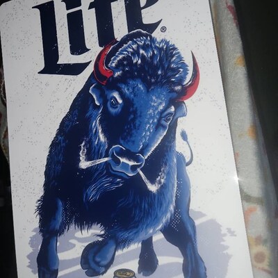 Bud Light Miami Dolphins De Pierre Sign Man Cabe Sign Bar Sign - Etsy