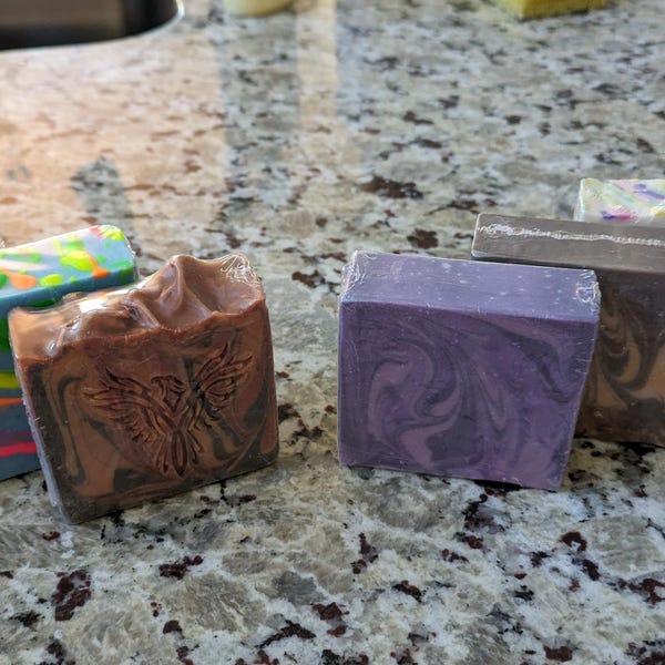 Sleigh Ride Luxurious Creamy Handmade Soap Bars Artisan Soap Plant Based Palm Free Cold Method ...