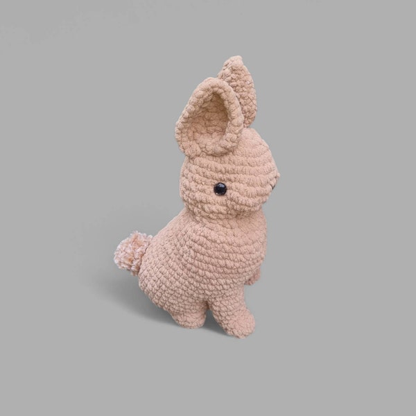 Crochet Pattern Realistic Mini Bunny Rabbit Amigurumi English PDF ...