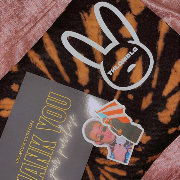 Bad Bunny Reflective Bleached Shirt, Fast Shipping, Un Verano Sin Ti ...