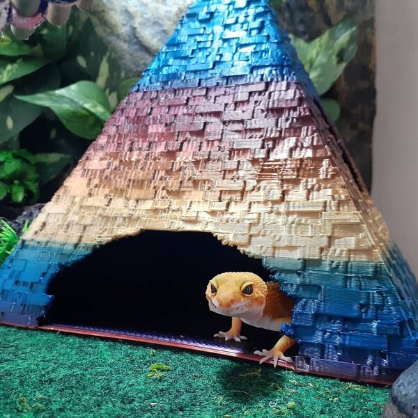 Stroodies Great Pyramid Hide for Leopard Geckos - Etsy
