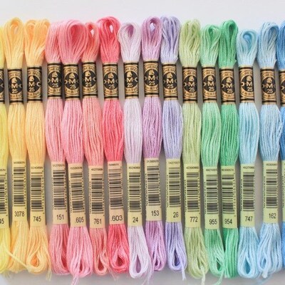 8x Peach DMC Flosses, Dmc Threads, DMC Kit, Dmc Set of Colors, Dmc ...