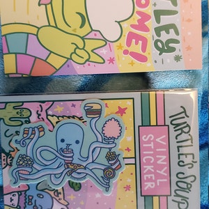 Octopus Sticker, Aquatic Decal, Ocean Animals, Funny Stickers, Fast ...