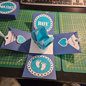 Exploding Box With Baby Carriage digital Cutting File - Etsy