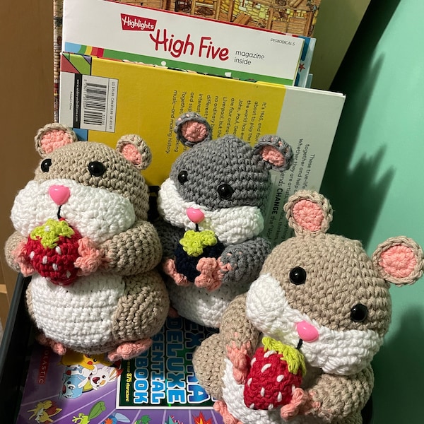 Hamish the Hamster Amigurumi Crochet Pattern - Etsy Australia