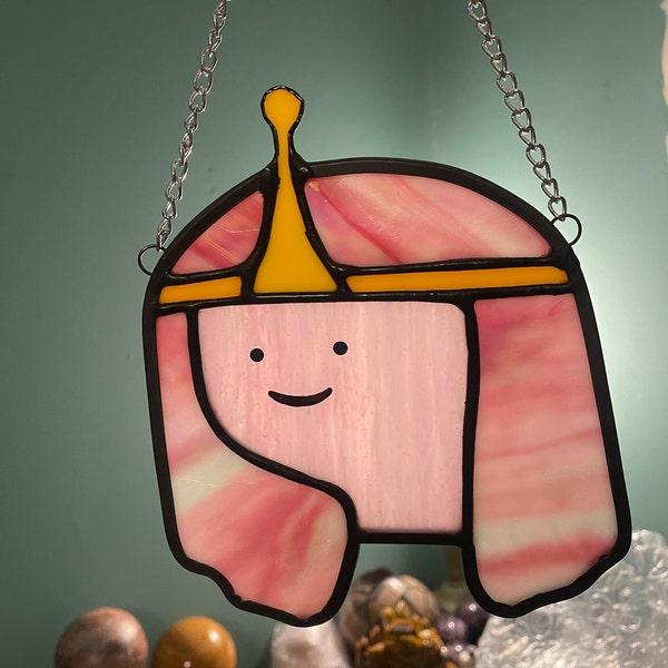 Buff Baby Adventure Time Stained Glass Sun Catcher - Etsy