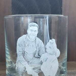 Father's Day Gift From Daughter Glass Fathers Day Gift, Dad Gift, Papa ...