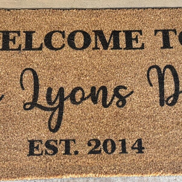 Sod off Funny Welcome Mat Custom Coir Doormat Home Decor Housewarming ...