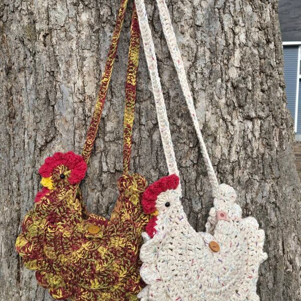Crochet Chicken Bag Pattern Only U.S Terms - Etsy