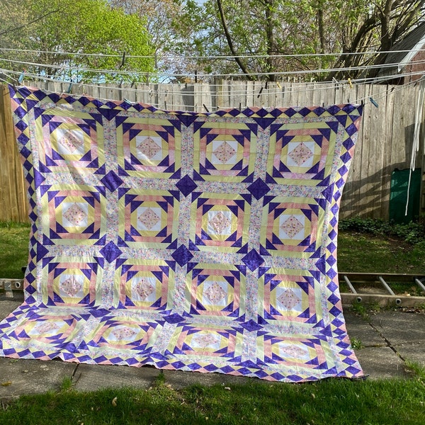 Quad Nine Patch - PDF Quilt Block Pattern - 12 Inch Block - Etsy