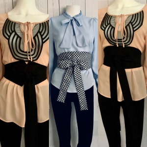 Lady Secretary Neck Bow, DIY PDF Sewing Pattern to Make Your Own Unique ...