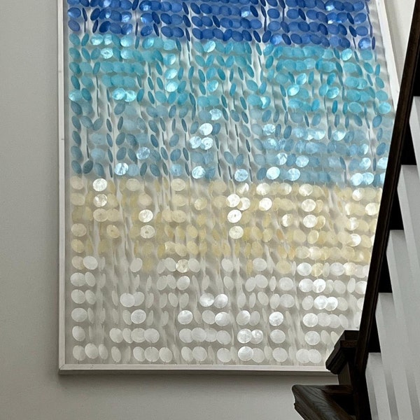 30 Round Capiz Shells 2" (5cm) With 2 Holes in Various Colors, DIY ...