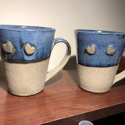 Ceramic Tea Set, Turquoise Teapot Set, TOW Mugs & Teapot, Tea Pitcher ...