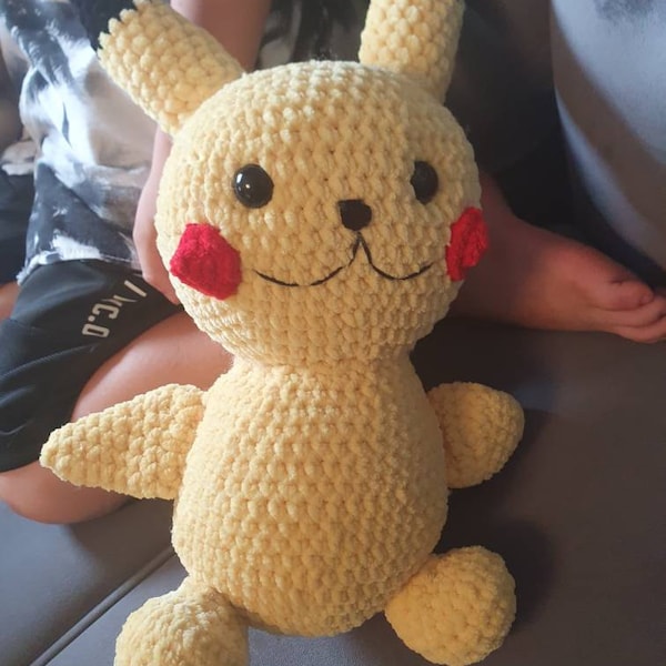 Crochet PDF Pattern - Super Easy Tutorial Cute Pikachu Amigurumi ...