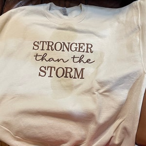 Stronger Than the Storm Duo Font Embroidery Machine Design BX Monogram ...