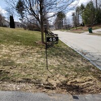 Driveway Address Sign Double Sided Reflective Marker for 911 and Others ...