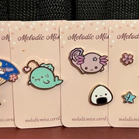 Angler Fish Enamel Pin, Cute Sea Animal Pins, Ocean Aquatic Pins ...