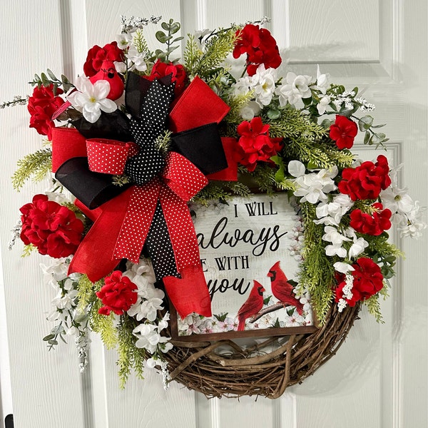 Memorial Wreath, Memorial Gift, Remembrance Wreath, Hummingbird ...