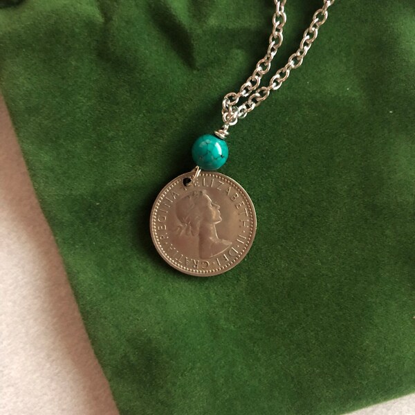 Irish Horse Coin Ornament -irish Half Crown -domed Coin -ireland ...