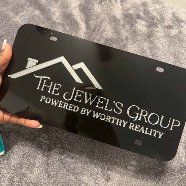 Custom Mirror License Plate, Personalized Car Tag, Front Plate - Etsy