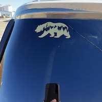 Bear Car Decal Bear Decal Mountain Decal Bear Sticker Outdoor Decal ...