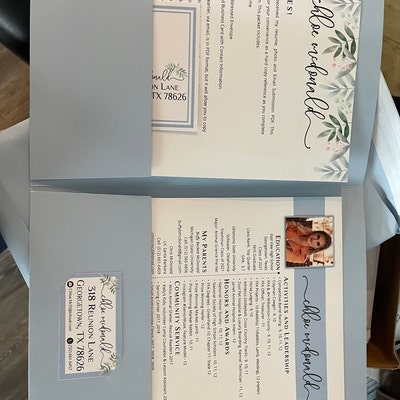 Elsa Sorority Resume, Cover & Photo Collage CANVA Templates - Etsy